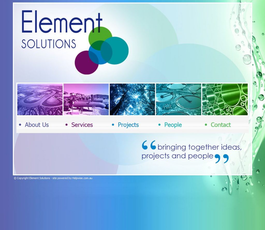 Element Solutions - Helpwise Website Development