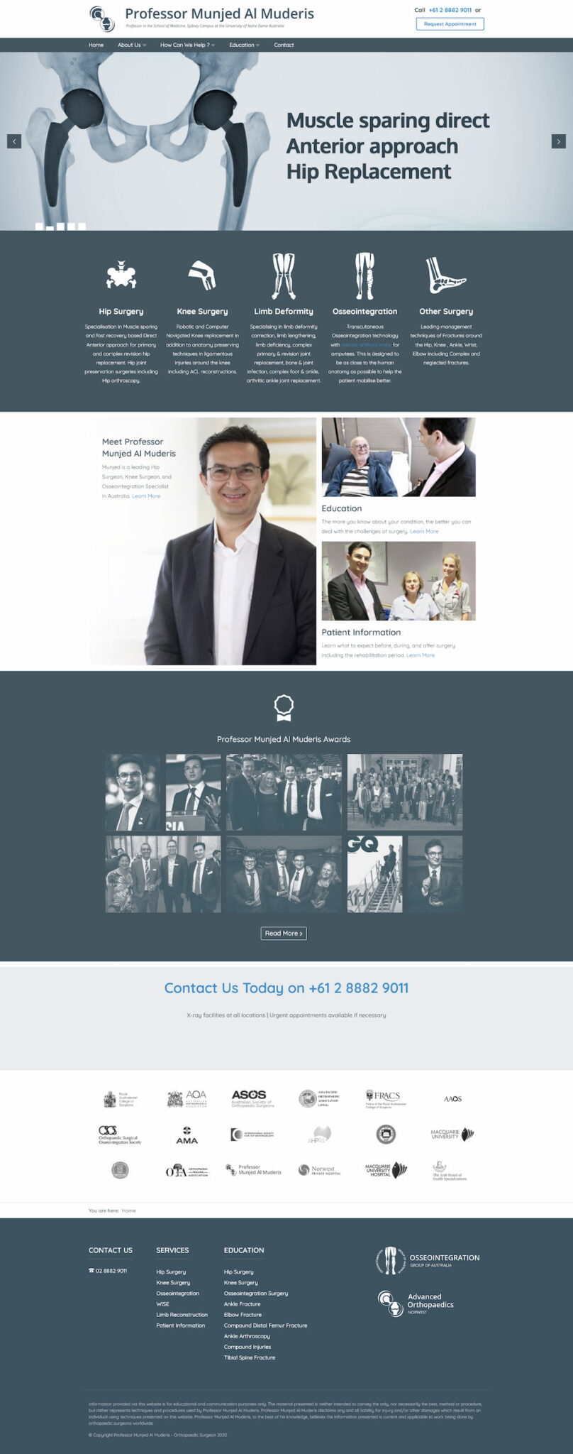 Dr Al Muderis - Helpwise Website Development